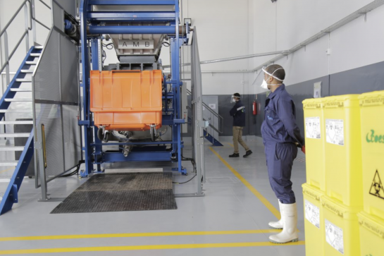 Une Ecosteryl 125 au Maroc - Ecoes - Gestion de déchets médicaux