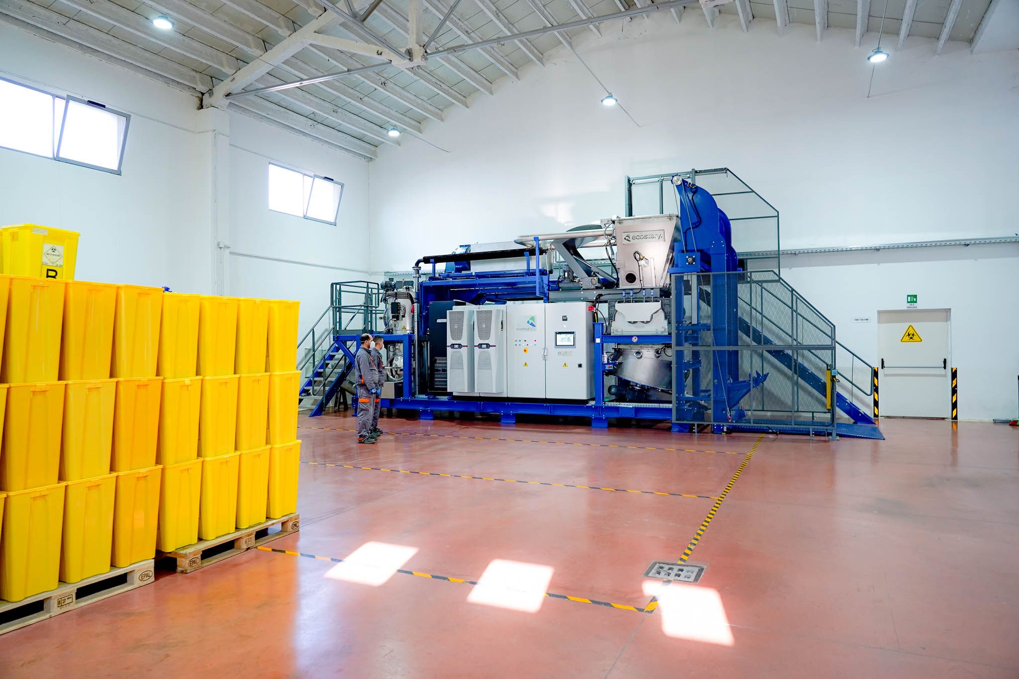 A magnificent site for treating medical waste in Albania