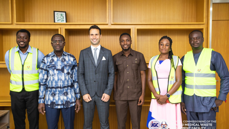 GHANA: Fantastic inauguration of the Kumasi medical waste treatment centre