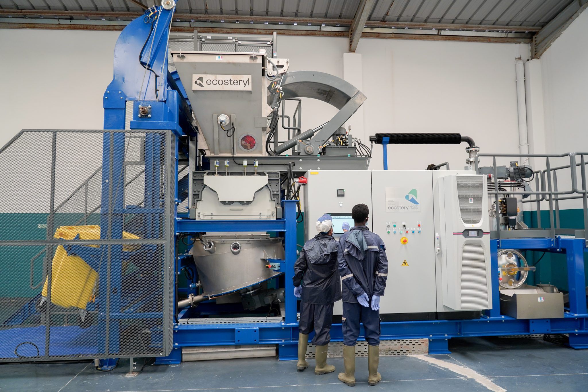 Medical infectious waste treatment centre in Casablanca.